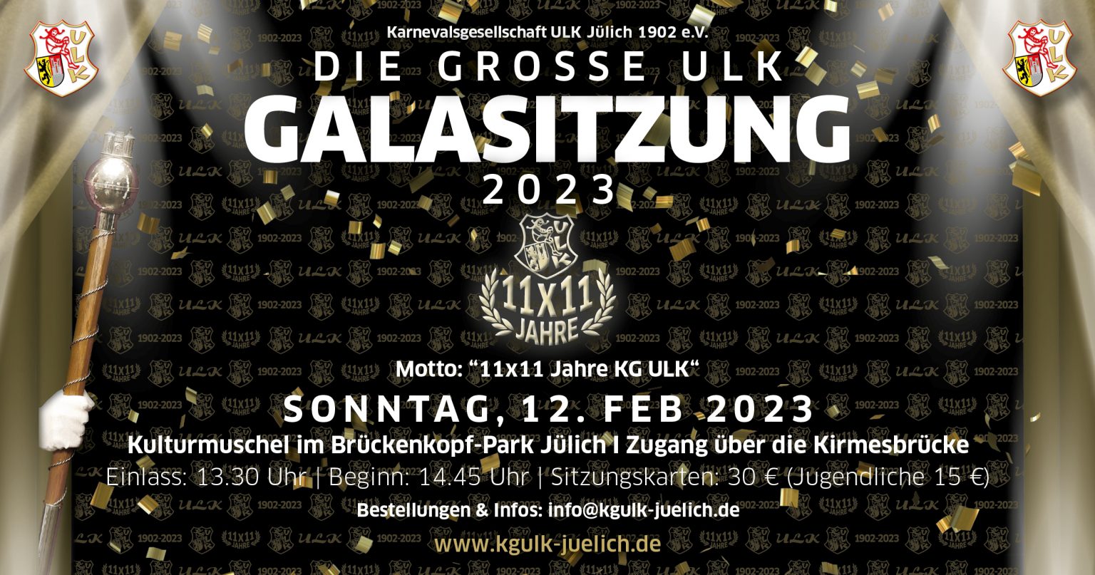 ULK-Galasitzung und Matinee 2023 - KG ULK Jülich 1902